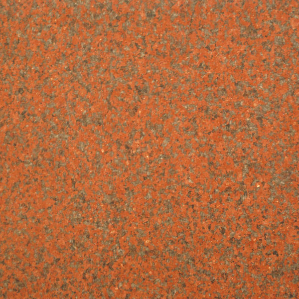 African Red granite, polished finish, new